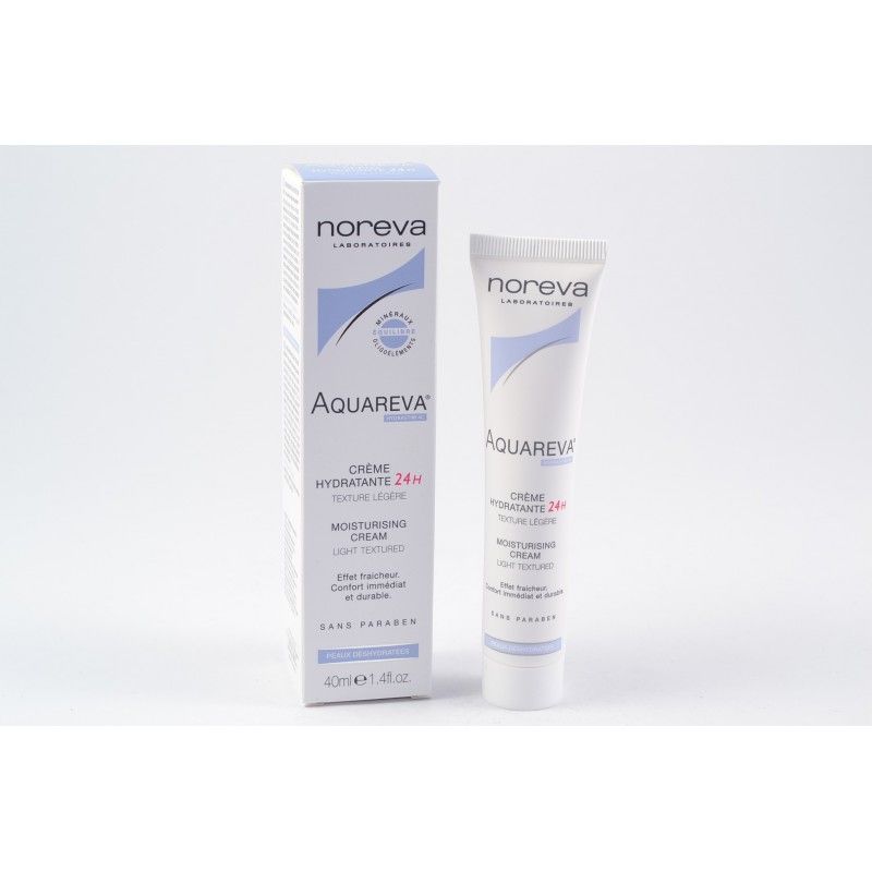 NOREVA AQUAREVA Crème hydratante 24h texture légère tube de 40 ml ...