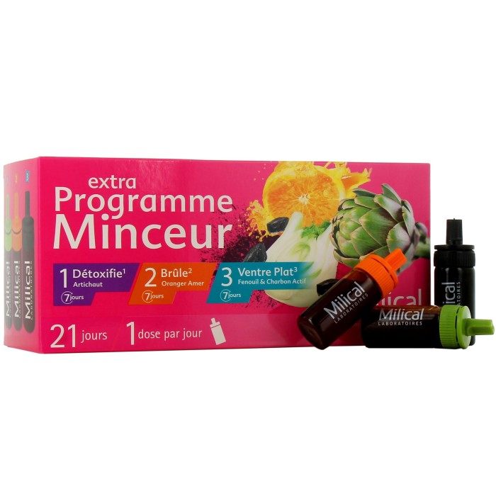Milical Extra Programme Minceur Boite de 21 dosettes