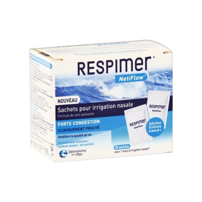 RESPIMER Sachets pour irrigation nasale Boite de 16