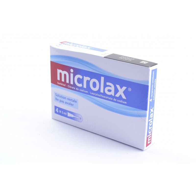 MICROLAX Solution rectale 4 Récipients-unidoses de 5ml - NotrePharma