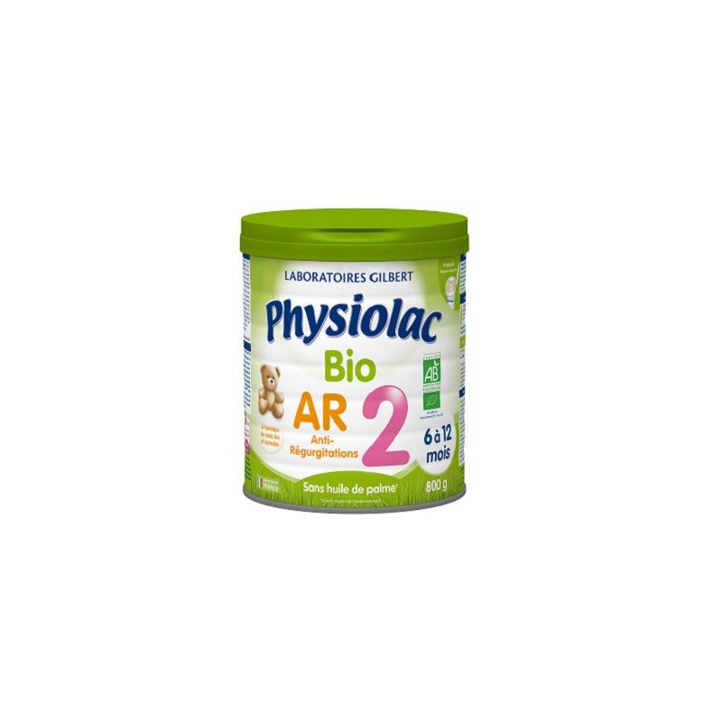 PHYSIOLAC BIO AR 2eme age Boite de 800 g - NotrePharma