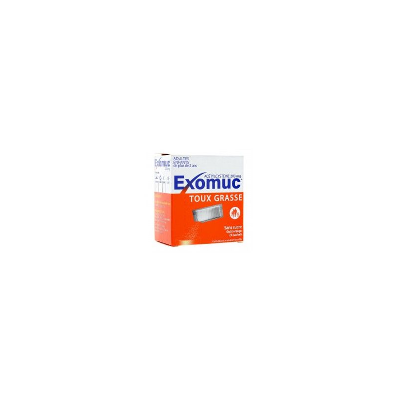EXOMUC 200 mg Sachet buvable boite de 24