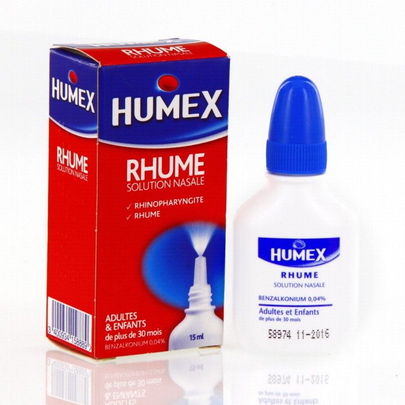 HUMEX Solution pour pulvérisation nasale Adultes et Enfants Flacon de 15ml