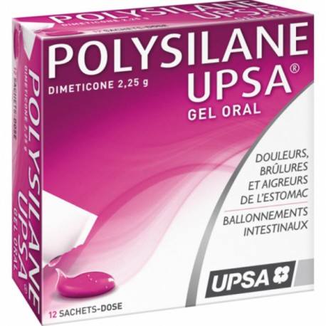 POLYSILANE UPSA Gel oral 12 Sachets-dose
